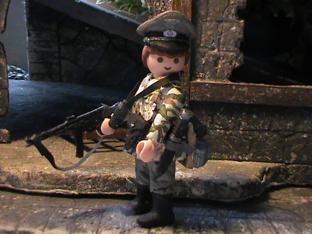 PLAYMOBIL PERSONNALISÉ ORIGINAL 857 Festungs-Grenadier REG.346 (CAEN ...