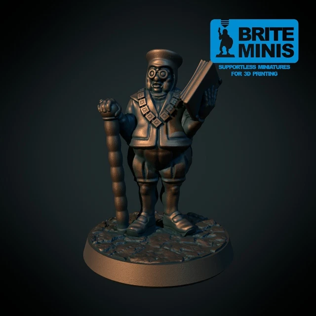 TAX COLLECTOR COMMONER Townsfolk NPC 28mm Scale DND D&D Wargame ...