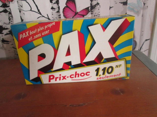 ANCIEN PAQUET DE Lessive De Marque Pax Jamais Ouvert EUR 12,00 ...