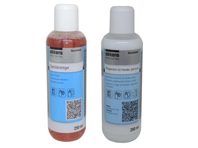 SIKKENS PFLEGESET FÜR Holz-Fenster 2x250ml farblos 6003251 EUR 28,90 - PicClick DE