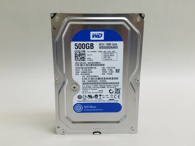WESTERN DIGITAL WD Blue WD5000AAKX 500GB SATA III 3.5 IN Disco Duro EUR ...
