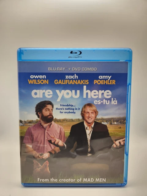 ARE YOU HERE (Blu-ray+DVD, 2014) Owen Wilson, Zach Galifianakis $6.49 ...