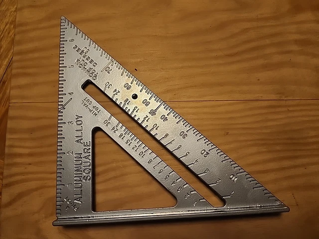 7 INCH RAFTER Angle Square, Aluminum Alloy Squarey US Today Shipping $7 ...