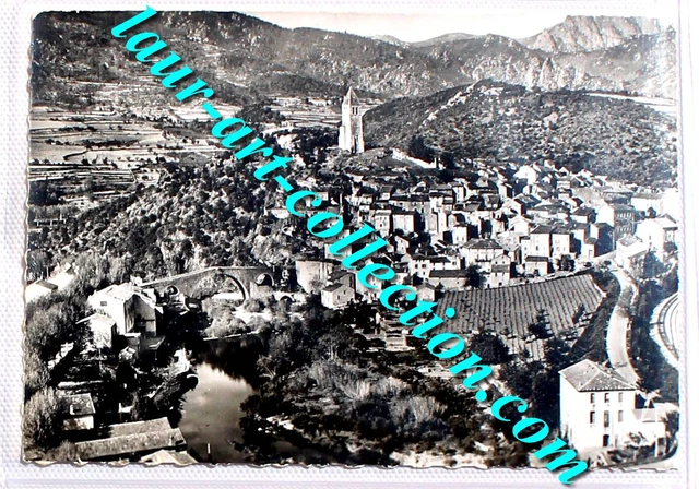 CPA 34 HERAULT Vue General Olargues 1962 Montagne Ville - Vraie Photo Au Bromure EUR 5,00 ...