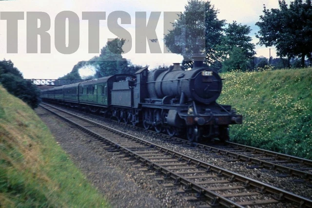 35MM SLIDE BR British Railways Steam Loco 6385 Class 4300 Dorking 1962 ...