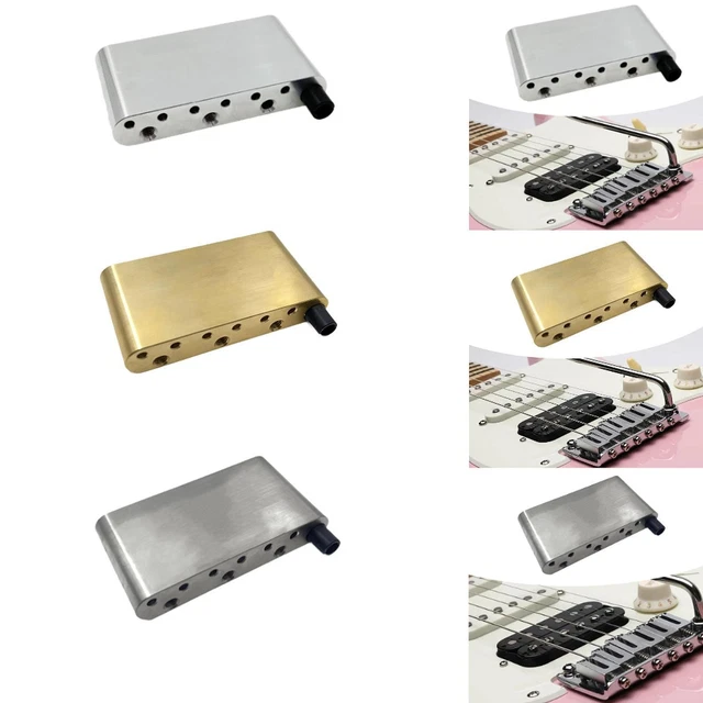 GUITAR TREMOLO BRIDGE Block Tremolo System Luthier Supplies Replacement ...