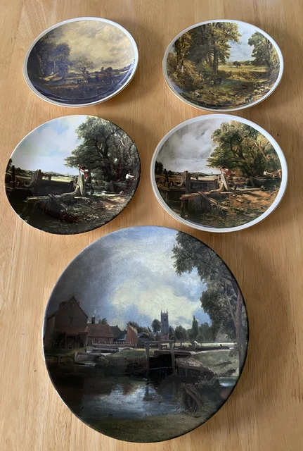 JOHN CONSTABLE COLLECTION Of Five Plates: See Photos £12.00 - PicClick UK