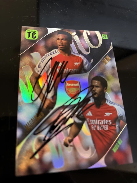 MATCH ATTAX 2025 Gabriel & Saliba Arsenal Signed £1.75 - PicClick UK