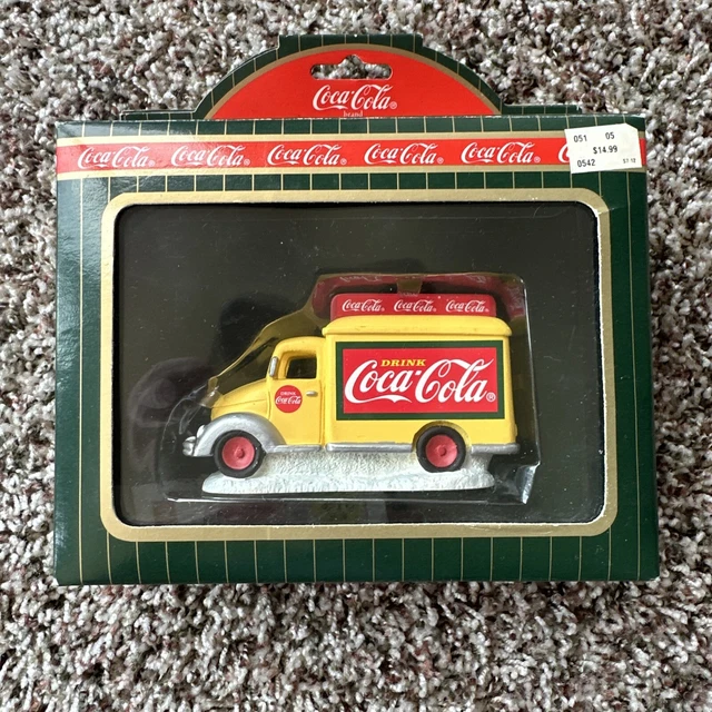 COCA-COLA TOWN SQUARE Collection Yellow Delivery Truck Item# CG2417 NIB ...