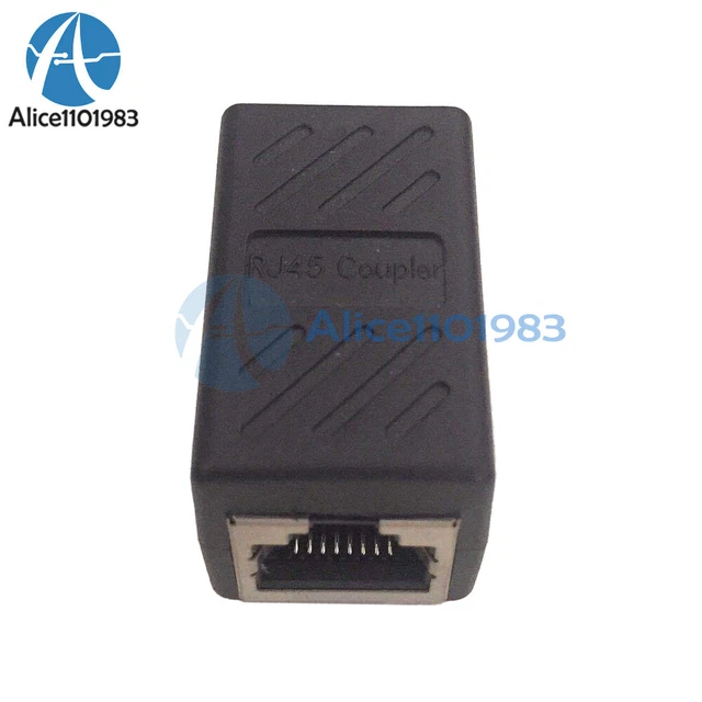 1000X RJ45 COUPLER Cat6/5e Network Straight Connector Extender Speed ...