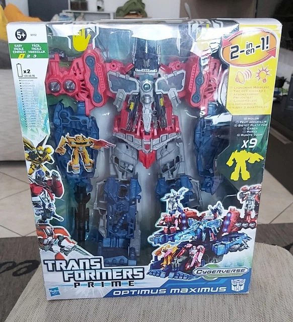 TRANSFORMERS PRIME CYBERVERSE Optimus Maximus Takara Hasbro Big Size ...