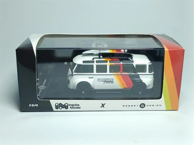 INSPIRE MODEL 1:64 T1 Kombi Robert Design German White Diecast Model ...