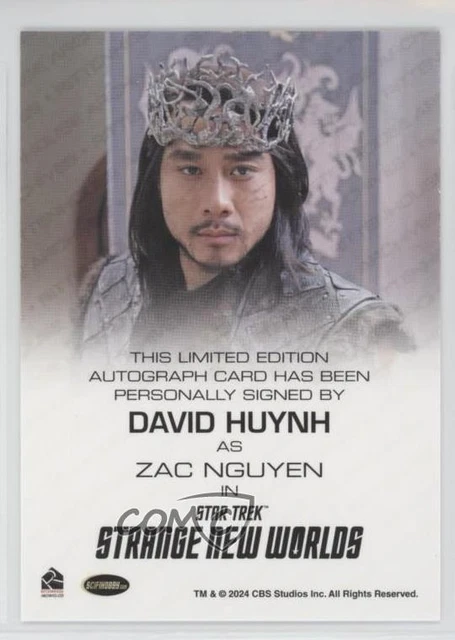 2025 STAR TREK Strange New Worlds Season 2 David Huynh as Zac Nguyen ...