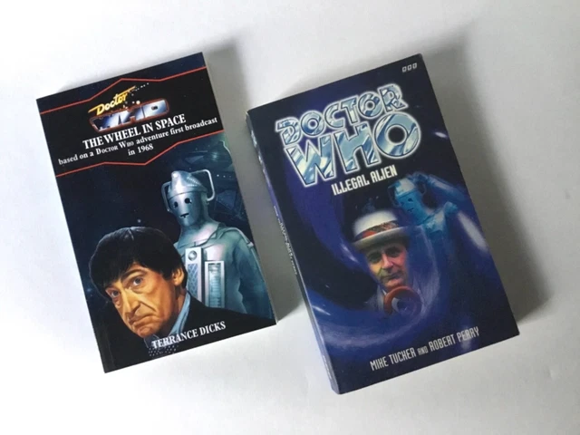 DOCTOR WHO BBC Book Illegal Alien Plus Free Blue Spine Wheel In Space ...