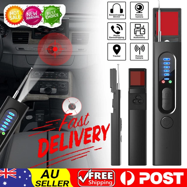 CAR HIDDEN CAMERA Detector Anti Spy Bug GPS Tracker Finder Scanner ...