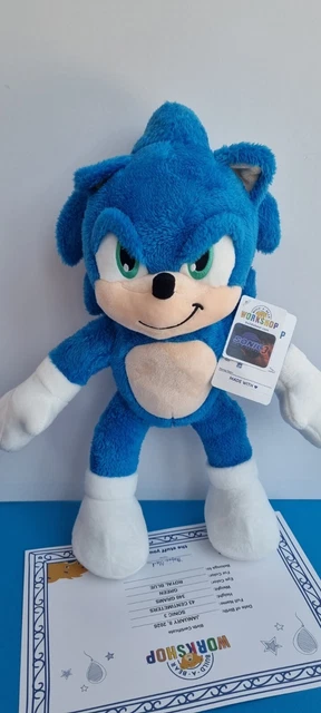 BUILD A BEAR Sonic The Hedgehog 3 WITH SOUND PLUSH BNWT Gift Idea £59.99 - PicClick UK