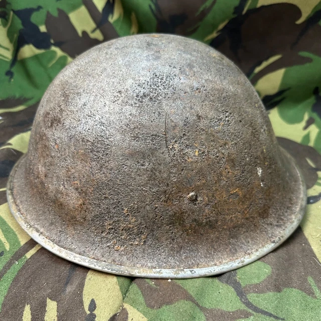 ORIGINAL WW2 BRITISH / Canadian Army Mk3 Turtle Helmet £35.00 - PicClick UK