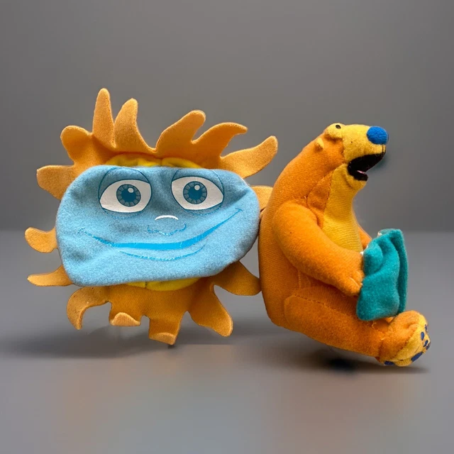 MCDONALDS DISNEY BEAR in the Big Blue House Plush ~ Bear and Luna Ray ...