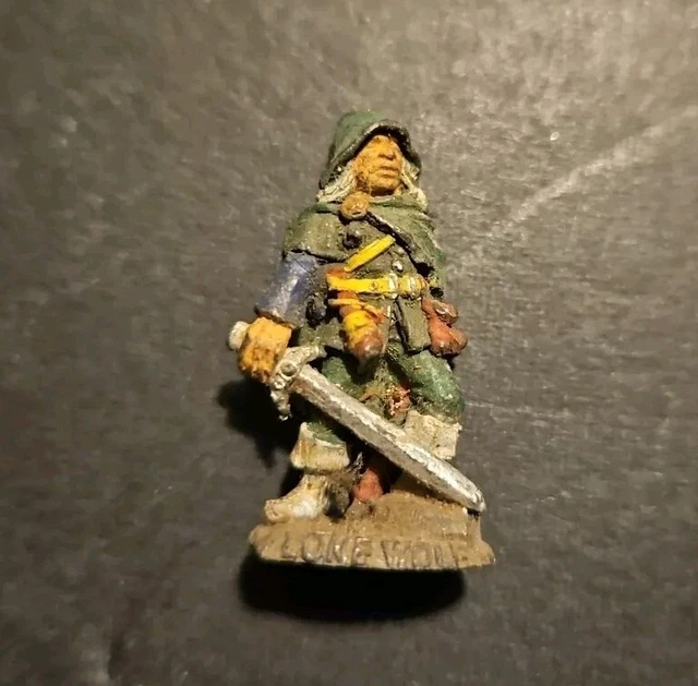 JOE DEVER LONE Wolf Hero Miniature Citadel OOP Pre-Slotta Metal C41 ...