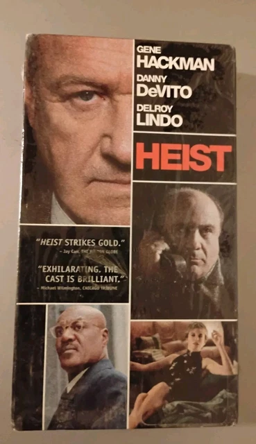 HEIST 2002 VHS Sealed Danny Devito Gene Hackman Sam Rockwell NOS £21.50 ...