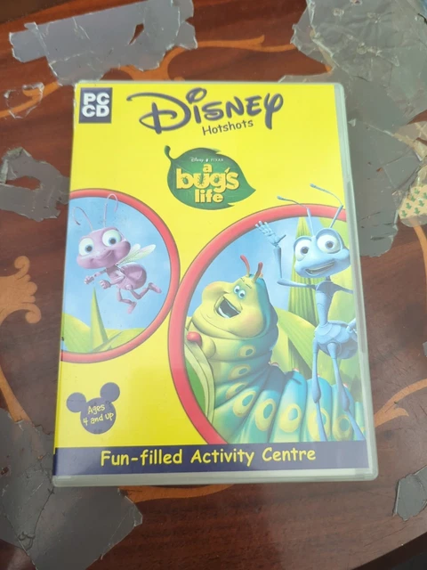 VINTAGE DISNEYS A Bugs Life Activity Centre PC CD ROM Learning Game £6. ...