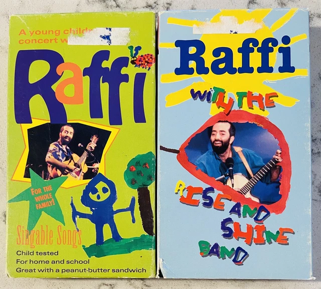 2 VHS - Raffi with the Rise and Shine Band AND A Young Children’s ...