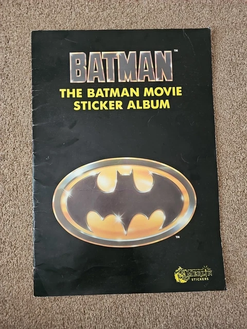 BATMAN THE MOVIE Sticker Album Merlin - Vintage - 1989 - Incomplete ...