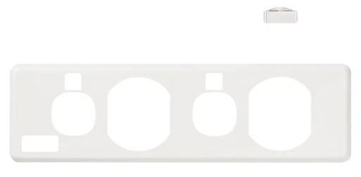 2X CLIPSAL IDENTIFICATION COVERS For Twin Switched Socket With Neon ...