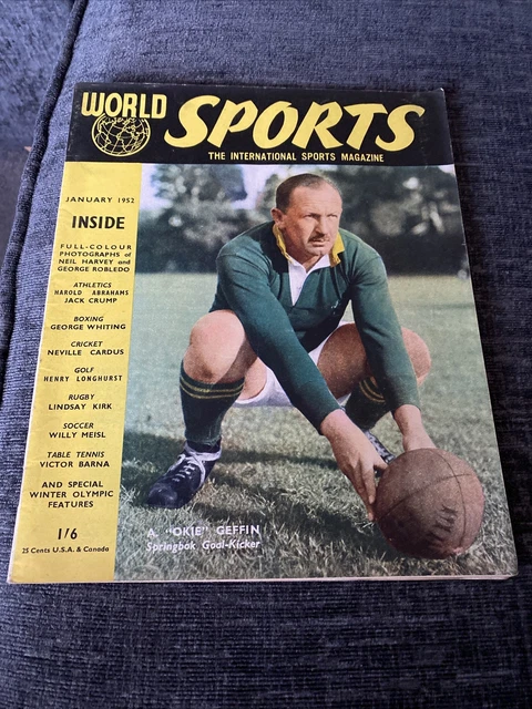 WORLD SPORTS MAGAZINE - January 1952 £4.99 - PicClick UK