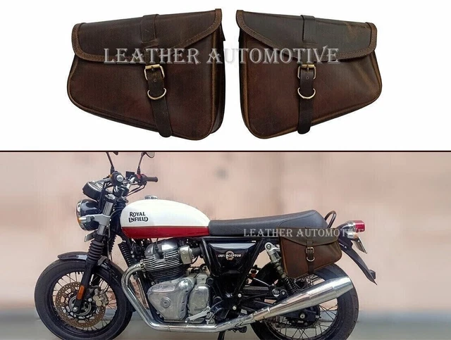 PASSEND FÜR ROYAL Enfield Interceptor GT650 Rusty Brown Pure Leather ...