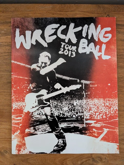 BRUCE SPRINGSTEEN WRECKING Ball World Tour Programme 2013 £19.99 ...