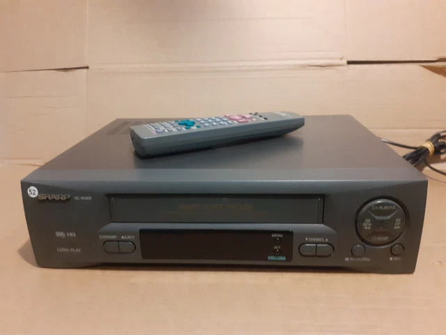 SHARP VC-M302 VCR VHS Video Cassette Recorder PLAYER REMOTE CONTROL £64 ... SHARP VC-M302 VCR VHS Video Cassette Recorder PLAYER REMOTE CONTROL £64 ...
