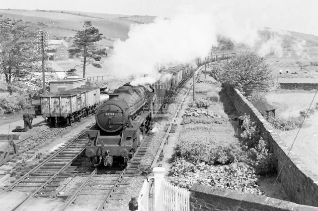 PHOTO BR BRITISH Railways Steam Locomotive Class 5MT 45282 at St. Bees ...