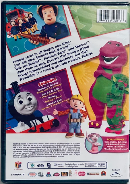 BEING A FRIEND (DVD, 2010) Barney / Bob The Builder / Thomas & Friends ...