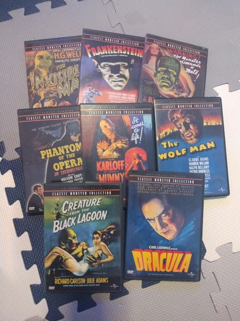 UNIVERSAL STUDIOS CLASSIC Monster Collection 8-Disc DVD Box Set ...