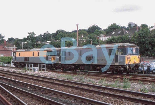 35MM RAILWAY SLIDE of Class 73 73106 @ Exeter St Davids Copyright to ...