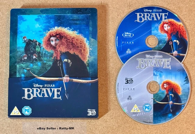 DISNEY PIXAR'S BRAVE (Uk) 3D + Blu Ray Lenticular Steelbook (See ...