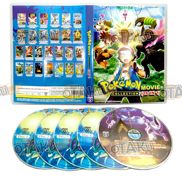 POKEMON MOVIE COLLECTION ( 26 In 1 ) - Anime Movie Dvd Box Set Ship ...