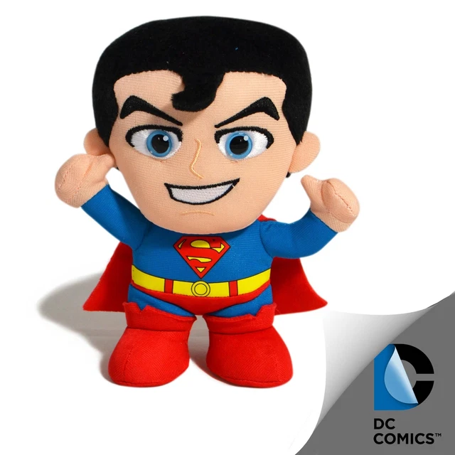 DC COMICS BLUE RED SUPERMAN CUTE KIDS FUN SUPERHERO PLUSH TOY 15cm ...