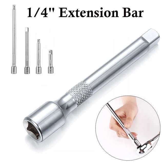 TOOLS WRENCH IMPROVED Extender Drive Ratchet Socket Extension Bar 1/4 ...