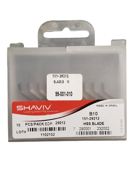(10 PACK) SHAVIV 151-29021 B10 HSS Blade £19.68 - PicClick UK