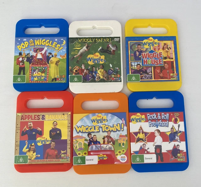 THE WIGGLES DVD'S Bulk Lot x6 - Region 4 - Kids DVD Set Wiggles - Aus ...
