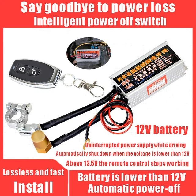 12V 200A INTEGRATED Wireless Remote Control Battery Disconnect Isolator ...