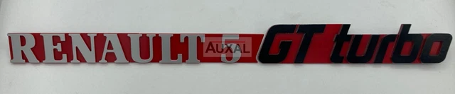 LOGO COFFRE SIGLE Renault R5 Super 5 GT Turbo boot emblem 7700769492 ...