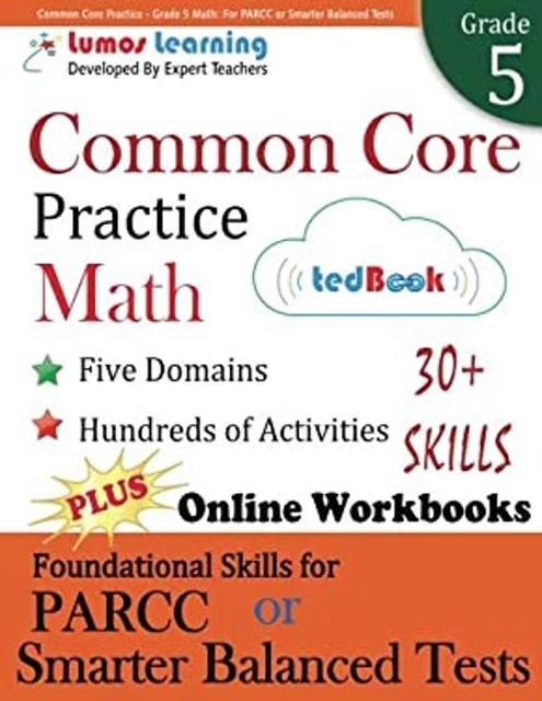 COMMON CORE PRACTICE - Grade 5 Math : Workbooks to Prepare for th £5.38 ...