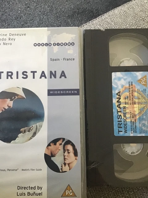 TRISTANA VHS TAPE Luis Bunuel, Catherine Deneuve French Film Cinema ...