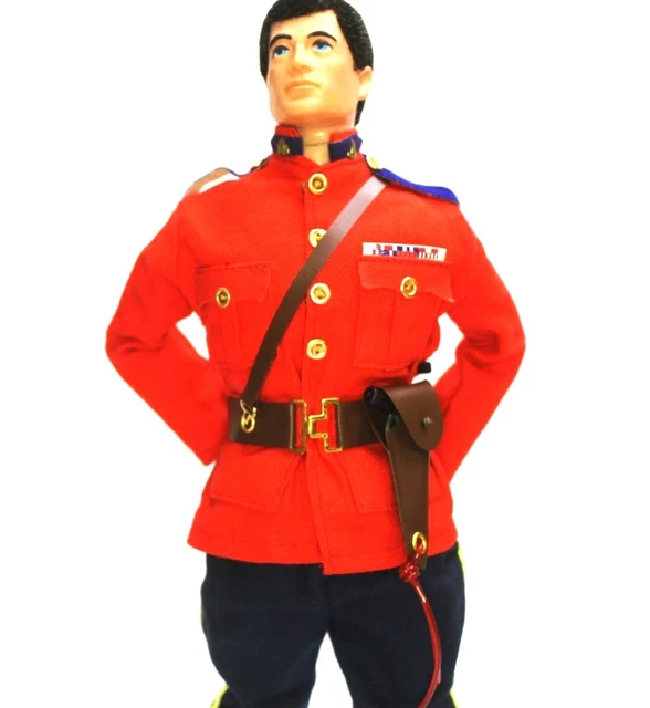 VINTAGE ACTION MAN 1/6th Repro Canadian Mountie Sam Brown ( Belt Set ...