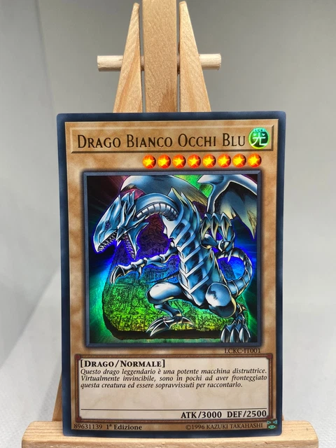 BLUE-EYES WHITE DRAGON Ultra Rare 1st LCKC-IT001 / EN001 (Tablet Art ...