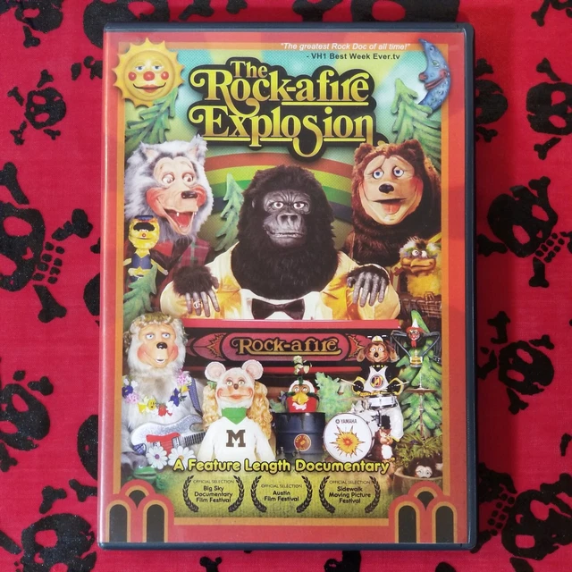 THE ROCK-AFIRE EXPLOSION DVD Film Documentary Showbiz Pizza Place Chuck ...