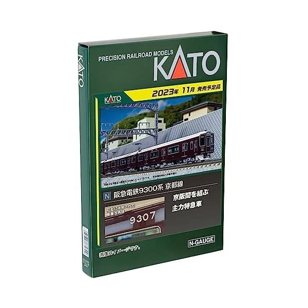 KATO N GAUGE Hankyu Railway Series 9300 Kyoto Line 4-Car Add-On Set 10-1823 FS £107.74 - PicClick UK